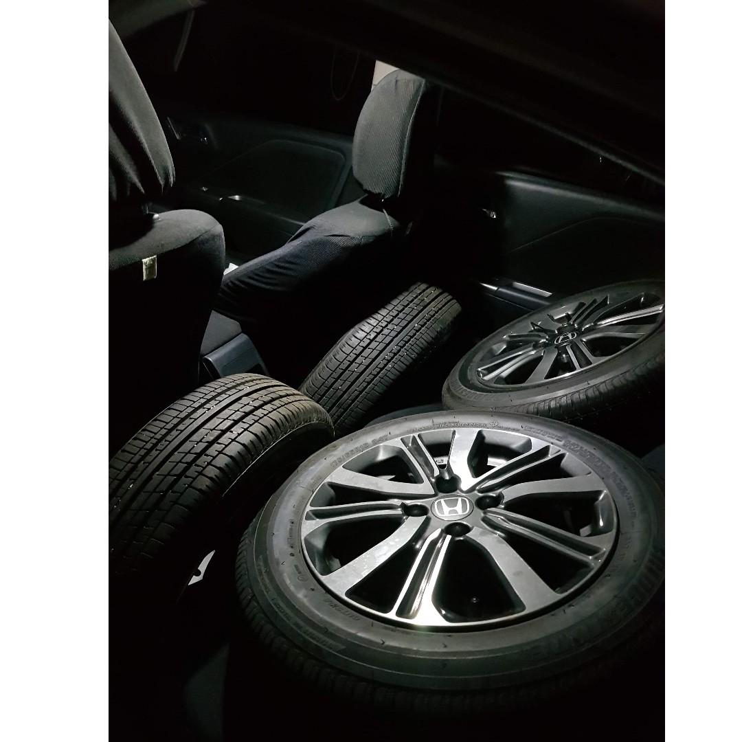 Honda City Stock Mags and Tires, Car Parts & Accessories, Mags and ...