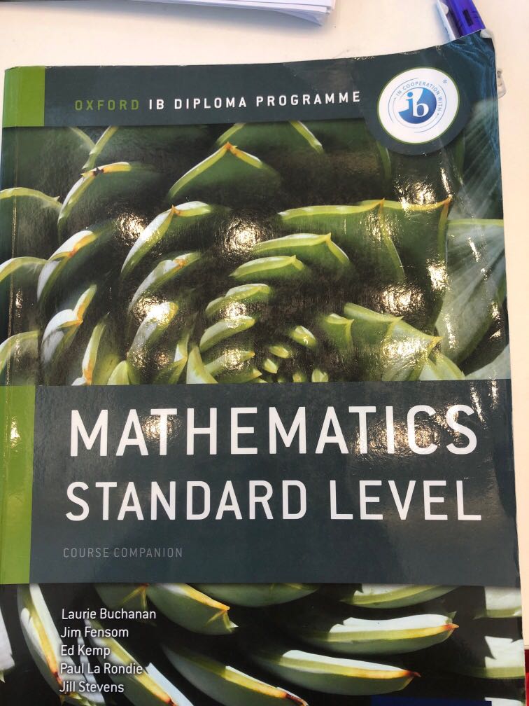 IB Math Standard Level Textbook, Hobbies & Toys, Books & Magazines ...