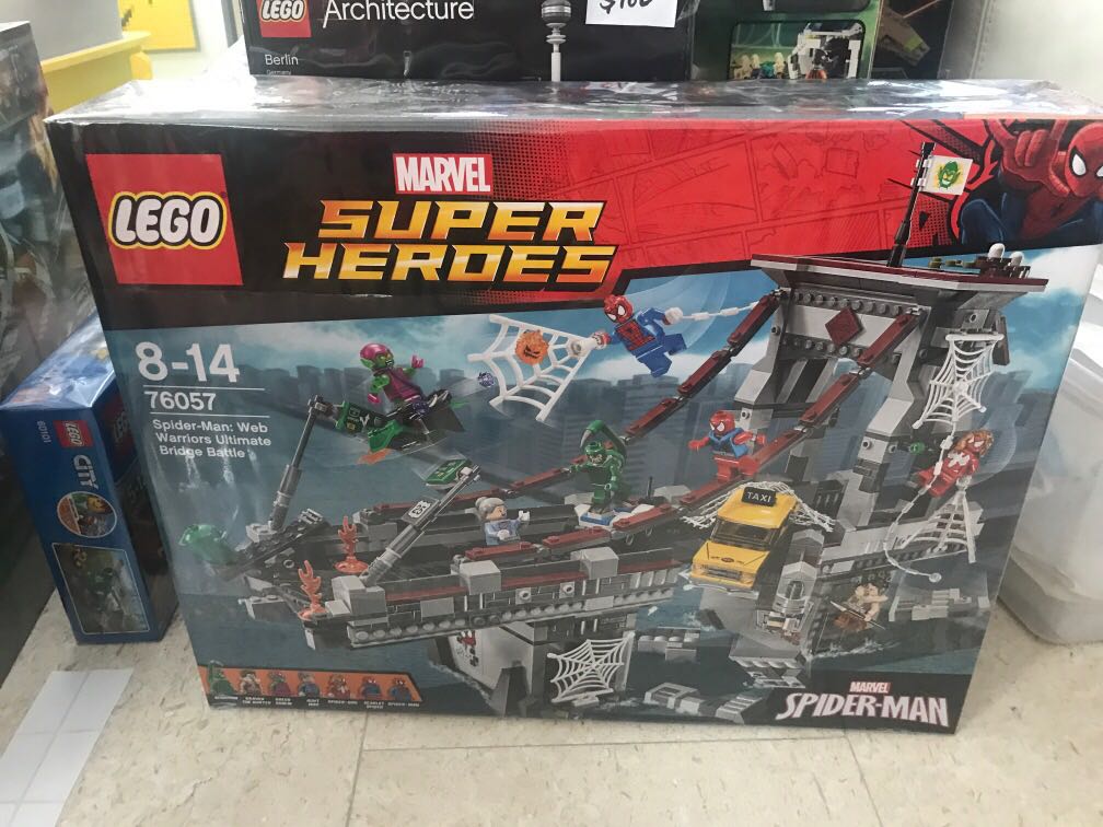 Lego Marvel Super Heroes 76057 Spider-man: Web Warriors Ultimate Bridge Battle, Hobbies & Toys ...