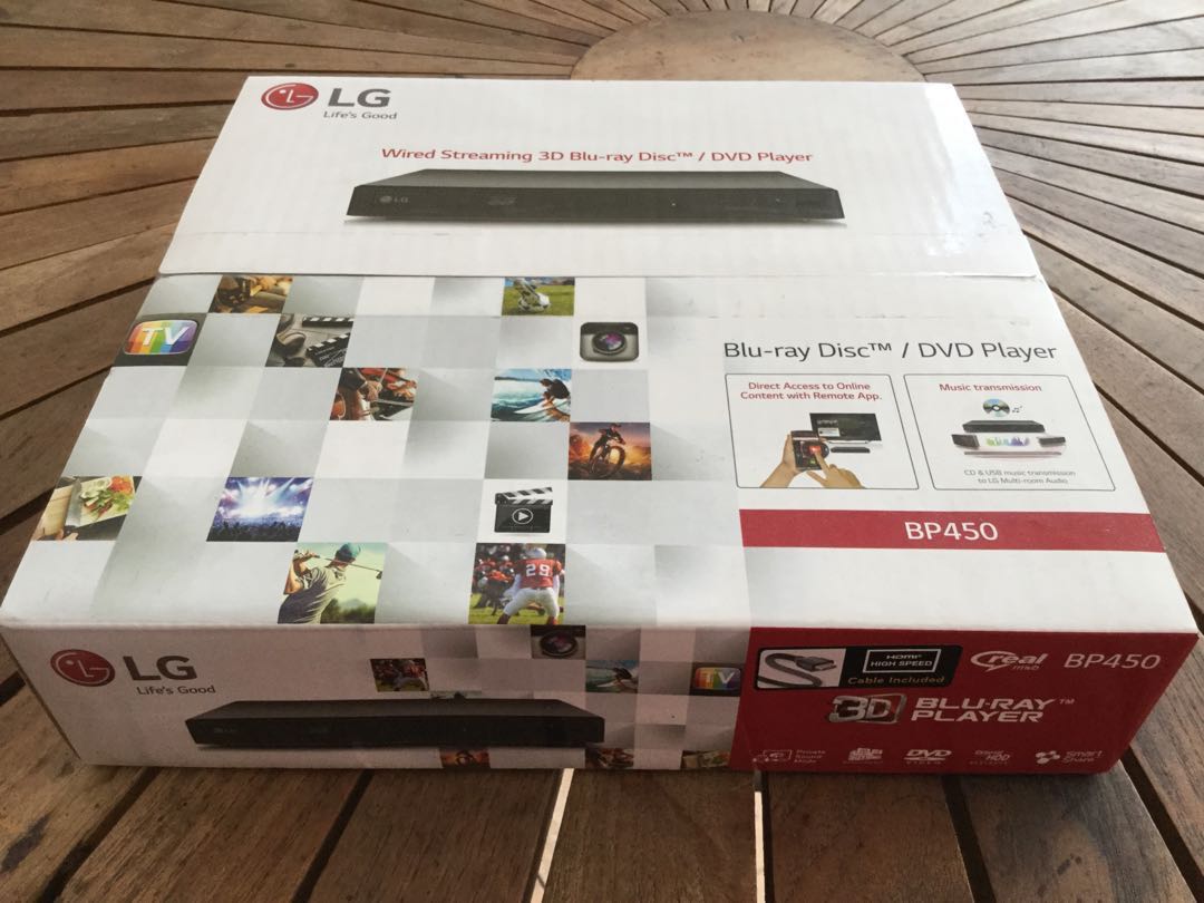 LG BP450 Blu-ray Player, TV & Home Appliances, TV & Entertainment ...
