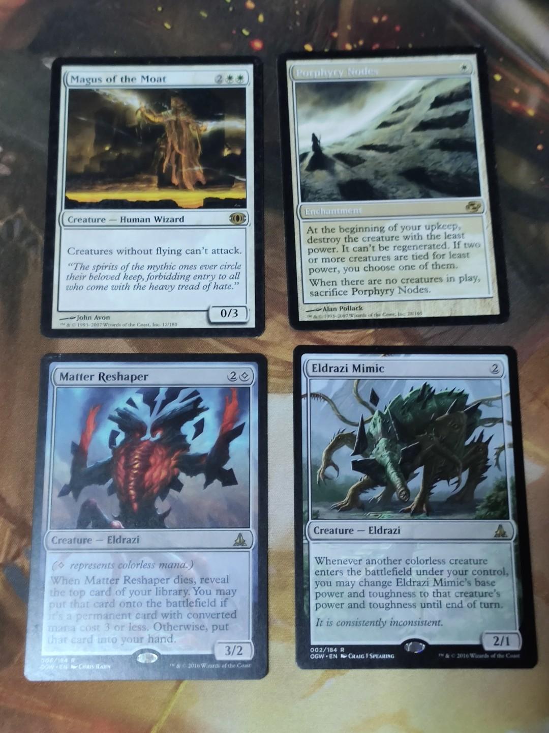 Magus of the Moat, Porphyry Nodes, Matter Reshaper & Eldrazi Mimic ...