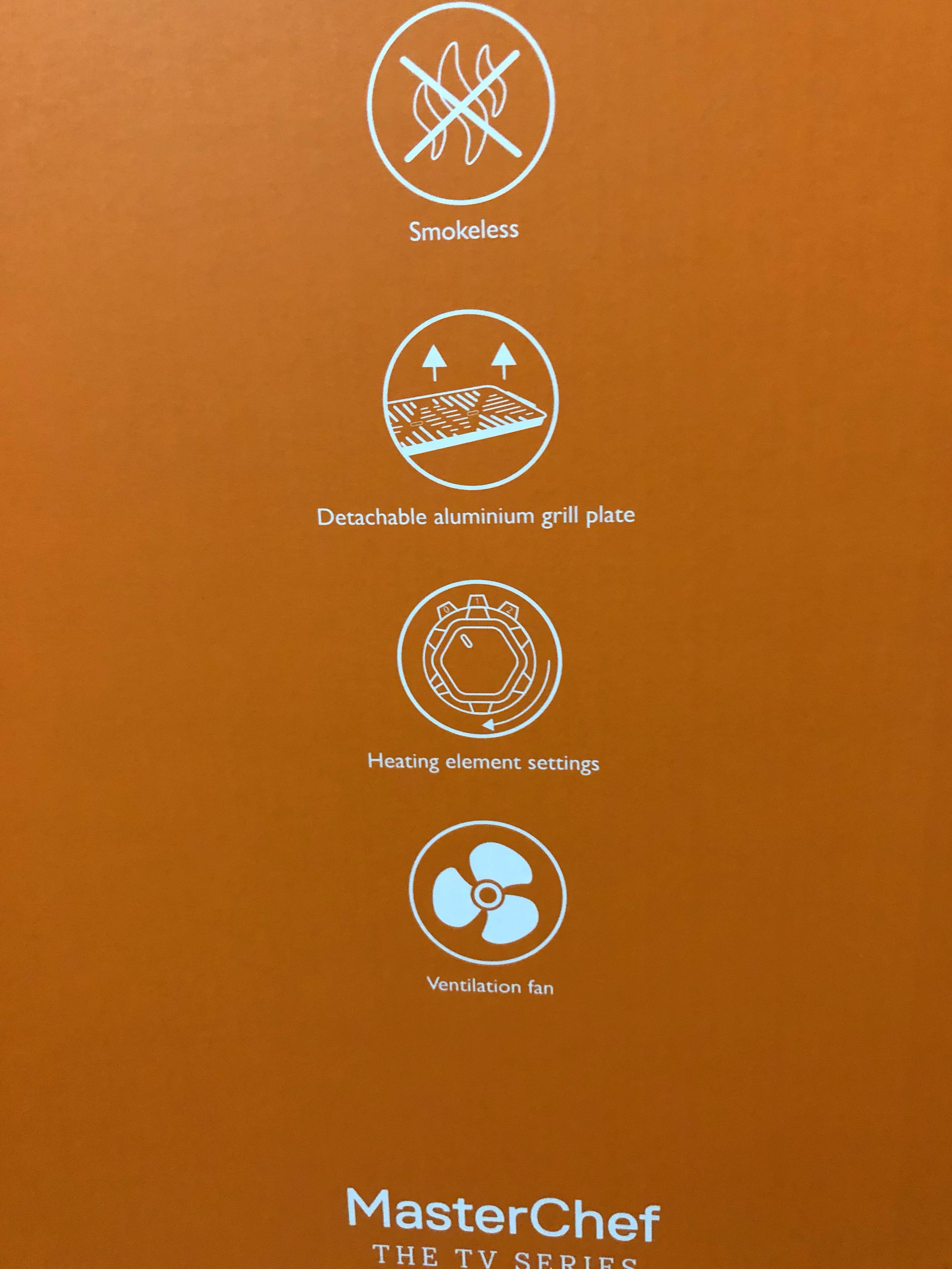 Masterchef Table Top Mini Grill, 家庭電器, 廚房電器, 其他廚具 - Carousell