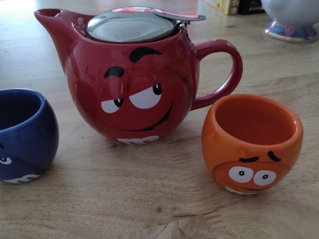 M&M's Ceramic Tea Set, Furniture & Home Living, Kitchenware & Tableware ...