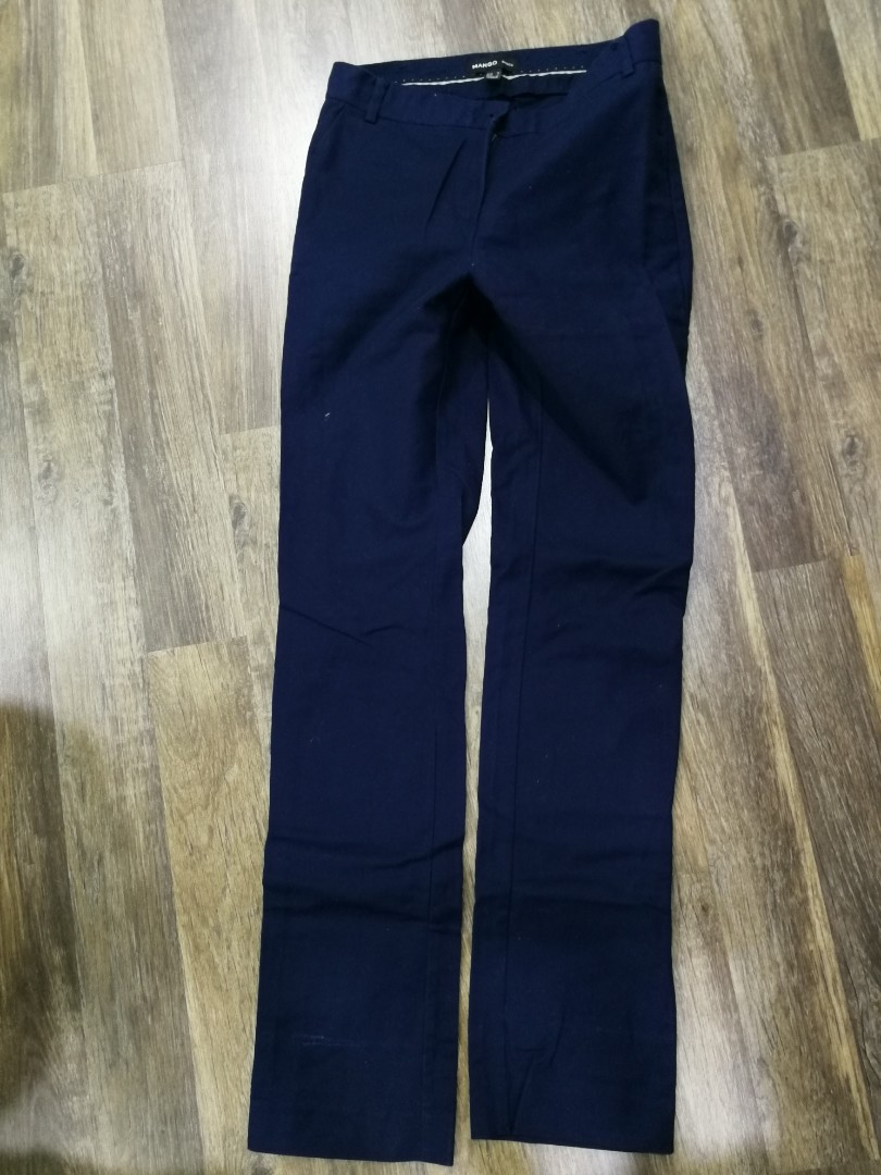 MNG Pants (Navy Blue), Women's Fashion, Bottoms, Jeans & Leggings on ...