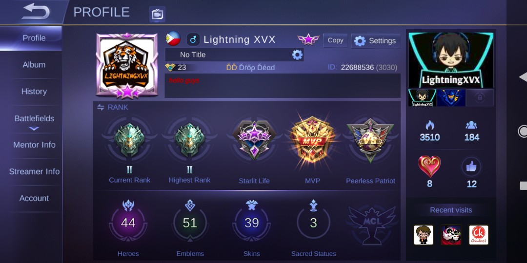 Mobile Legends, Video Gaming, Video Games, Xbox on Carousell