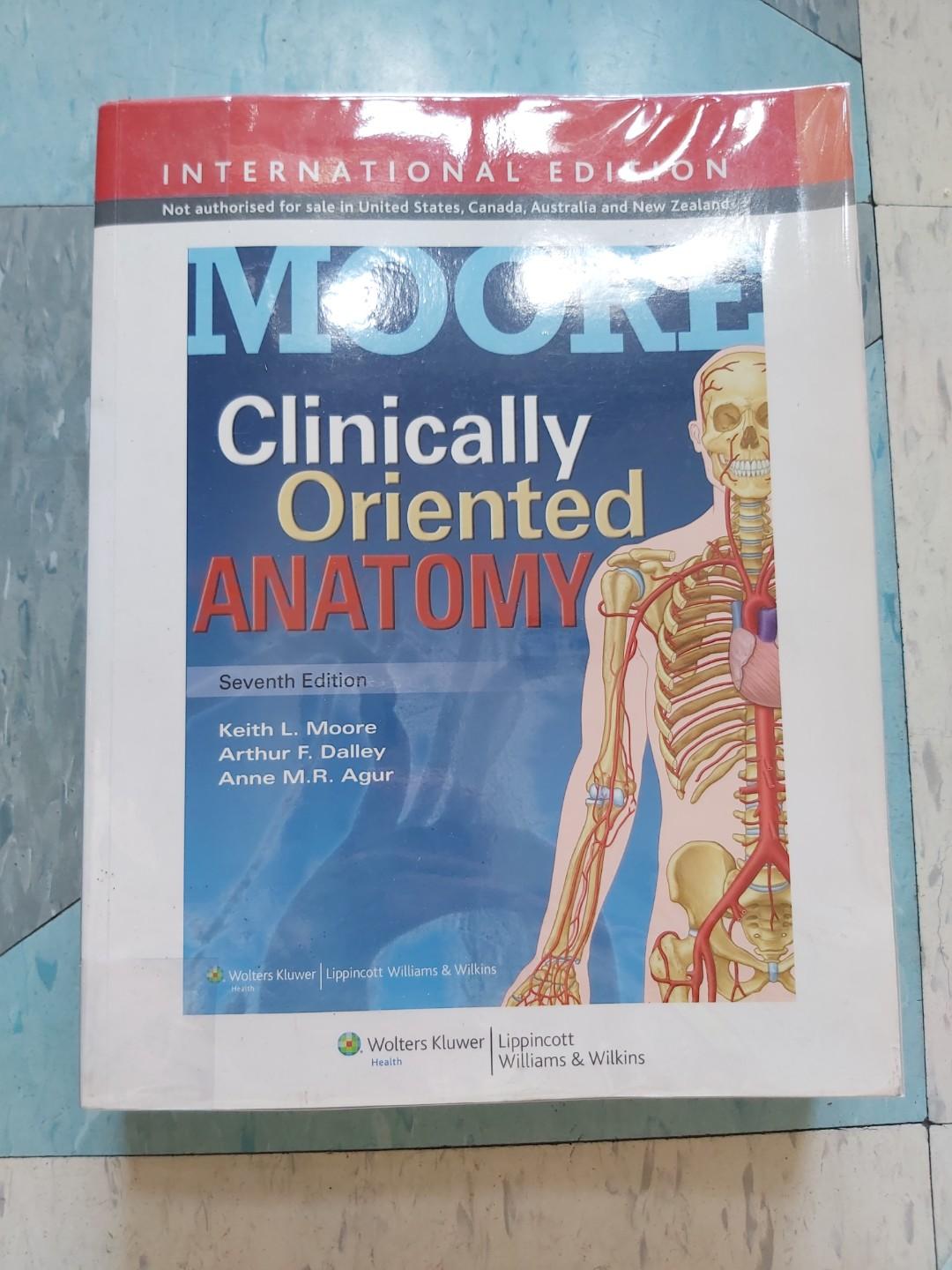 Moore Clinical Oriented Anatomy 7th Edition, Hobbies & Toys, Books ...