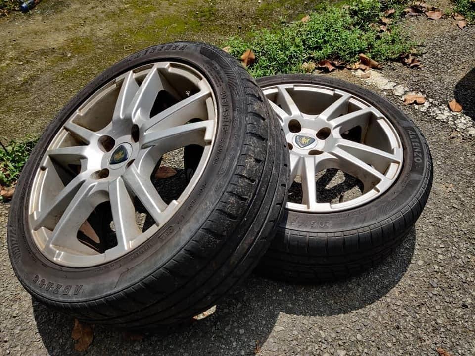 Proton Wira SE rim (ORI), Auto Accessories on Carousell