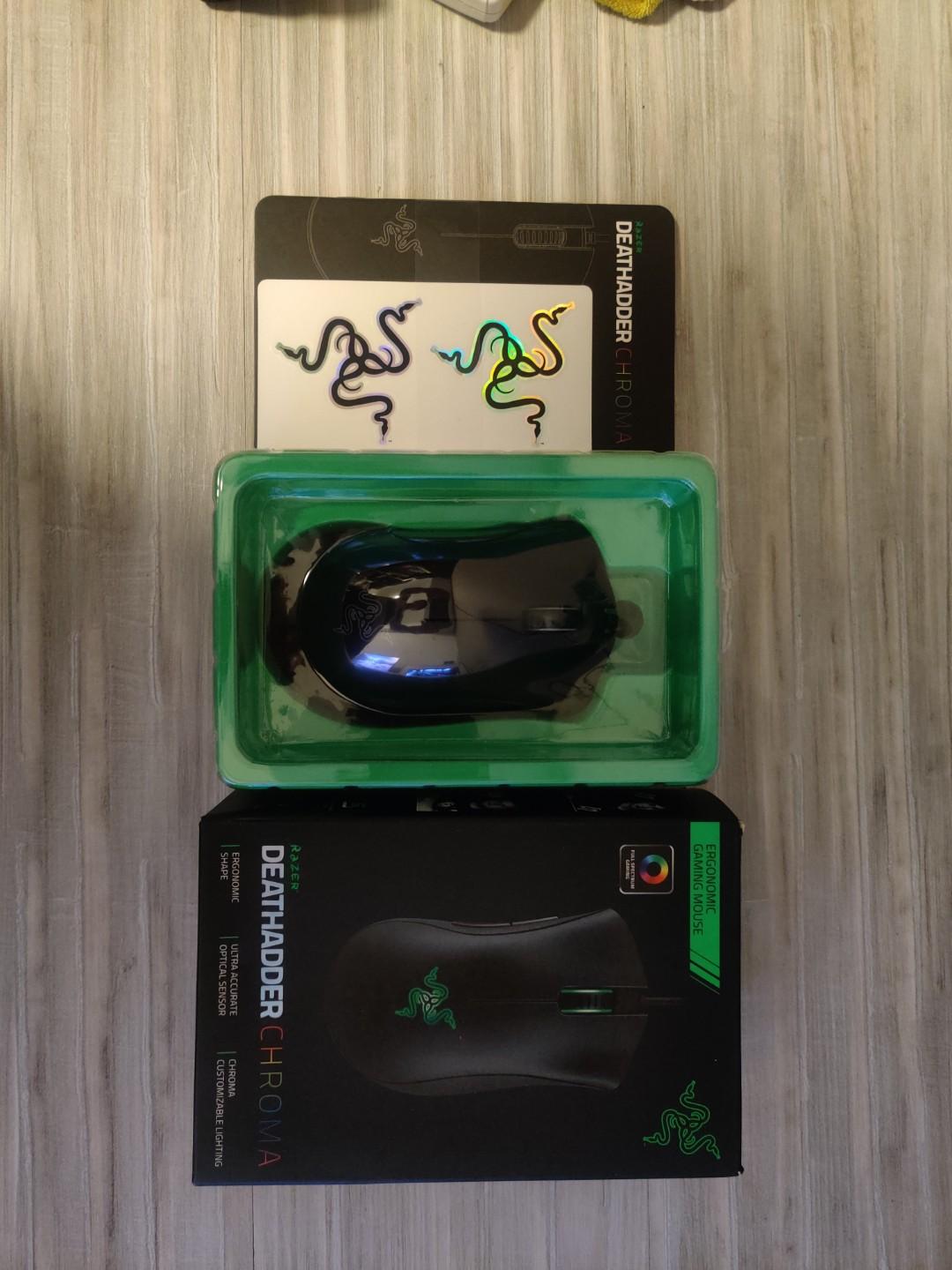Raser Deathadder Chroma, Computers & Tech, Parts & Accessories ...