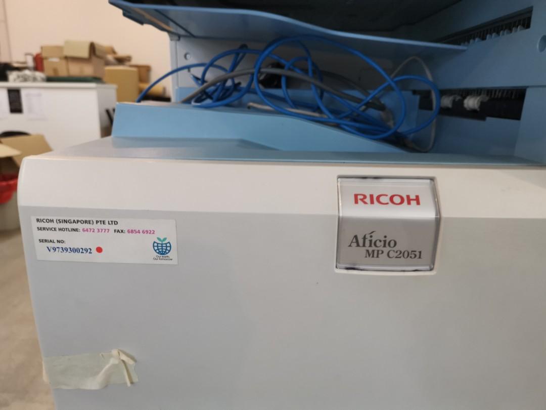 Ricoh Printer Aficio MP C2051, Computers & Tech, Printers, Scanners ...