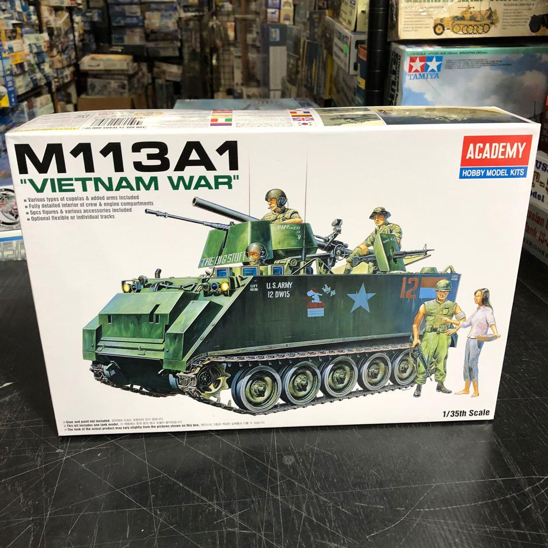 SALE! 1/35 Academy M113 Vietnam War Model Kit Interior + Figures ...