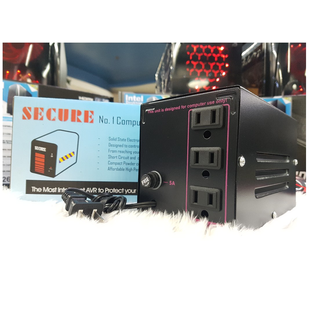 Secure 220V Computer AVR, Computers & Tech, Parts & Accessories ...