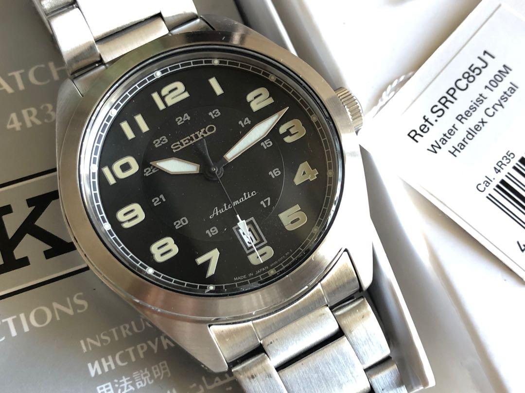 Seiko SRPC85J1 - Automatic 4R35B Movement (100% New, No card), 名牌, 手錶 ...