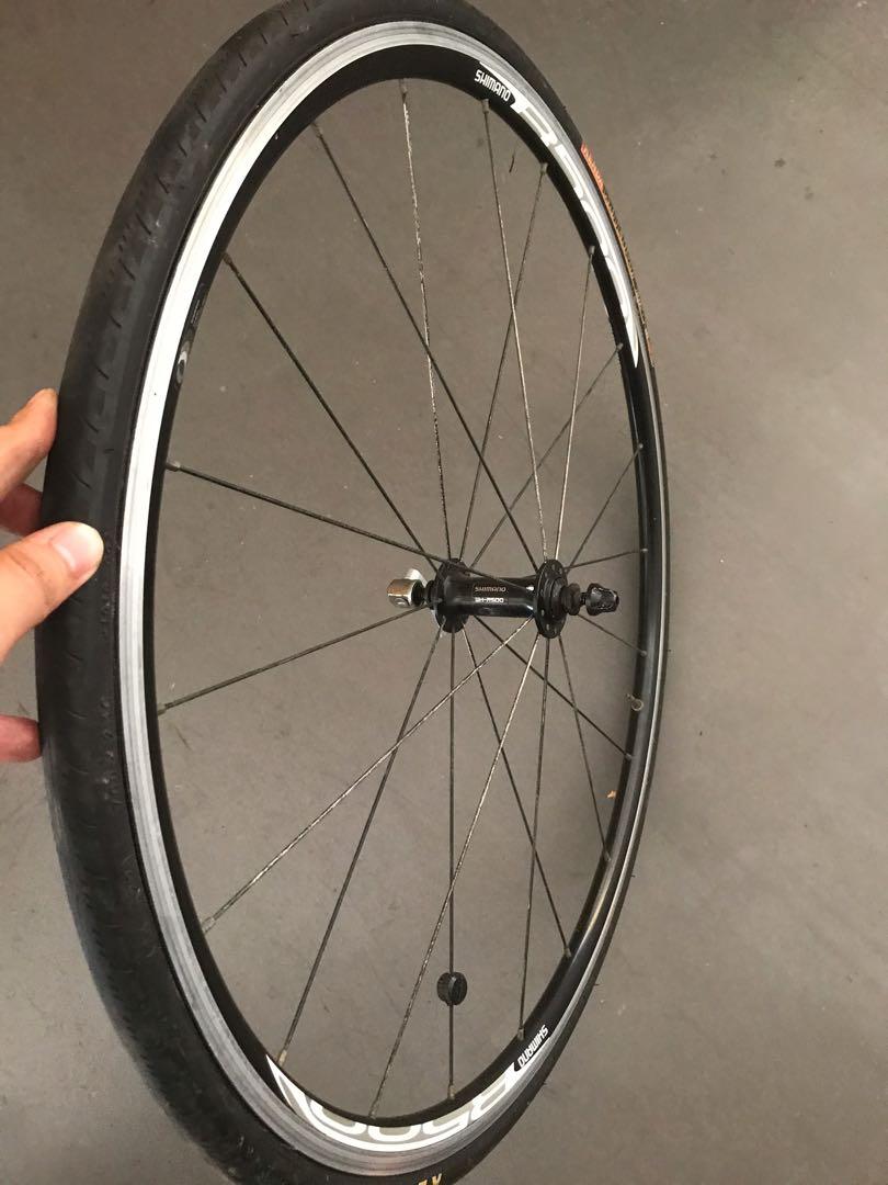 Shimano WH-R500 Wheel Sets with 10 speed Cassette, Sports Equipment ...