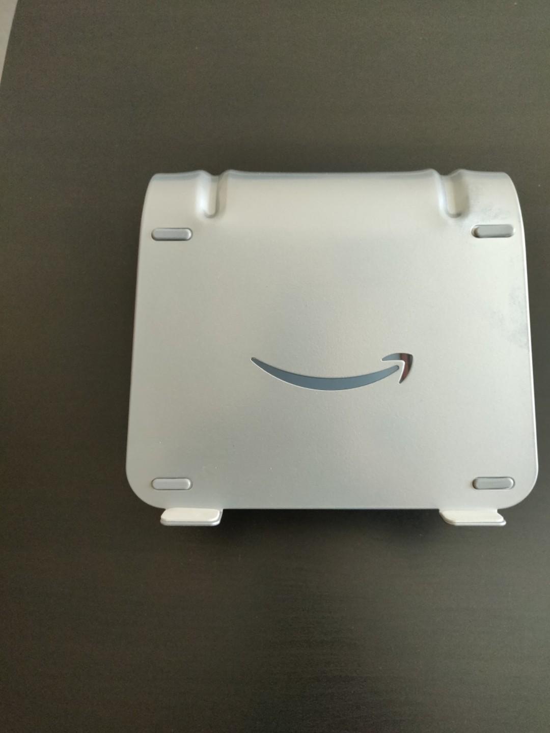 Silver AmazonBasics laptop stand, Computers & Tech, Parts & Accessories ...