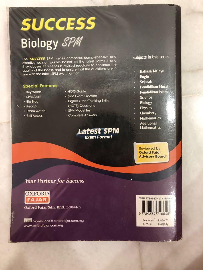 SPM Reference Book for Biology,Physics,Chemistry,Mathematics, Hobbies ...
