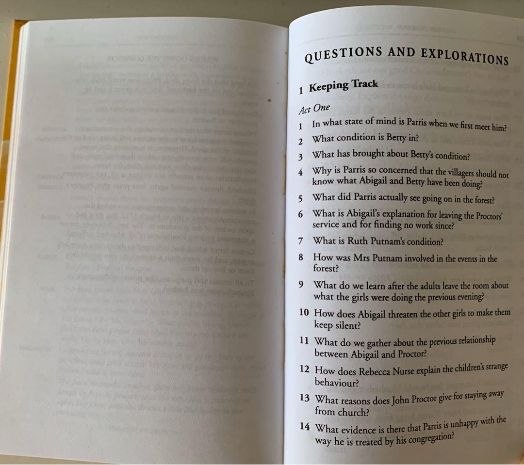 The Crucible by Arthur Miller, Hobbies & Toys, Books & Magazines ...