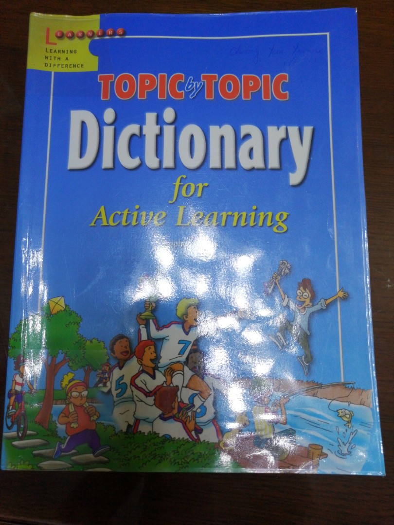 Topic by Topic Dictionary for active learners, Hobbies & Toys, Books ...