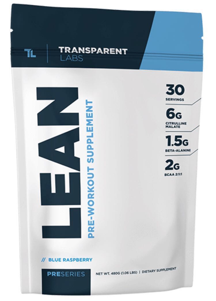 Transparent Labs Preseries LEAN Pre Workout, Health & Nutrition, Health ...