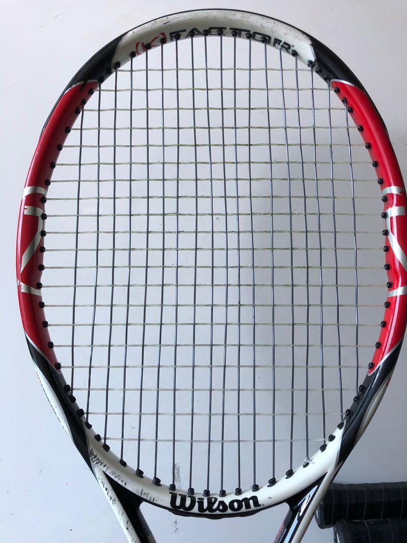 Wilson Six One Team tennis racket, Sports Equipment, Sports & Games ...