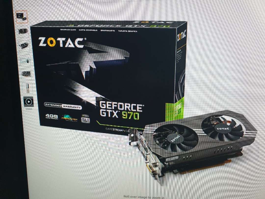 Zotac Geforce, GTX 970, Graphics card, Computers & Tech, Parts ...