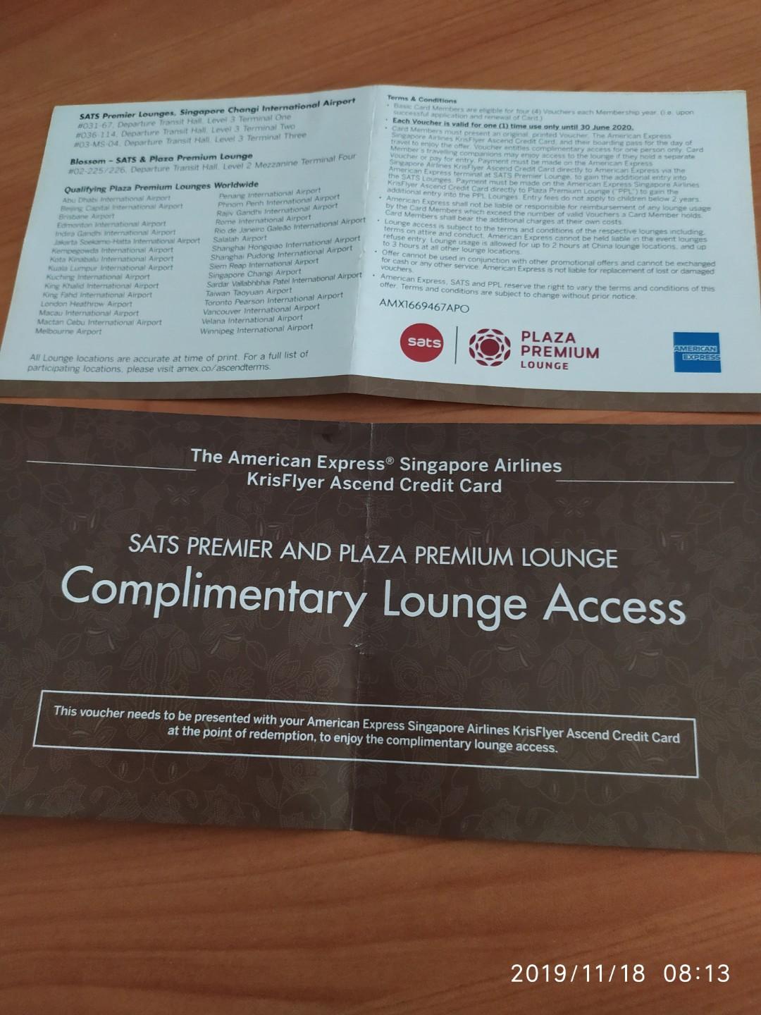 Airport Lounge Access, Tickets & Vouchers, Vouchers on Carousell