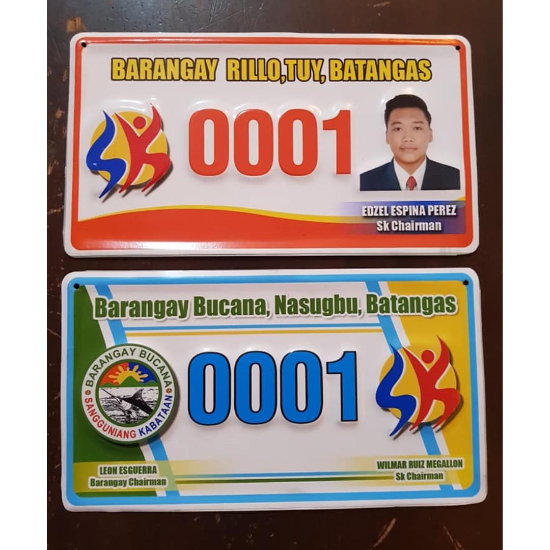 All kinds of Plates Metal Embossed House Plate Business Plates Car ...