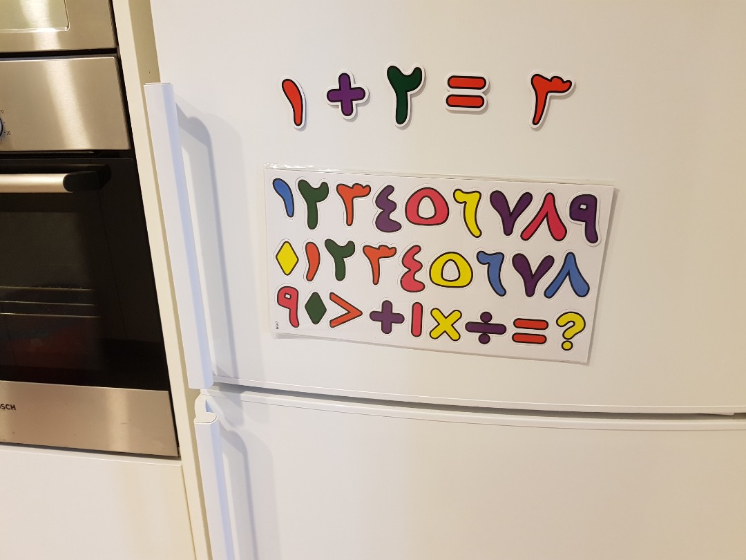 Arabic Numerals Magnet/ Angka Arab, Hobbies & Toys, Books & Magazines ...