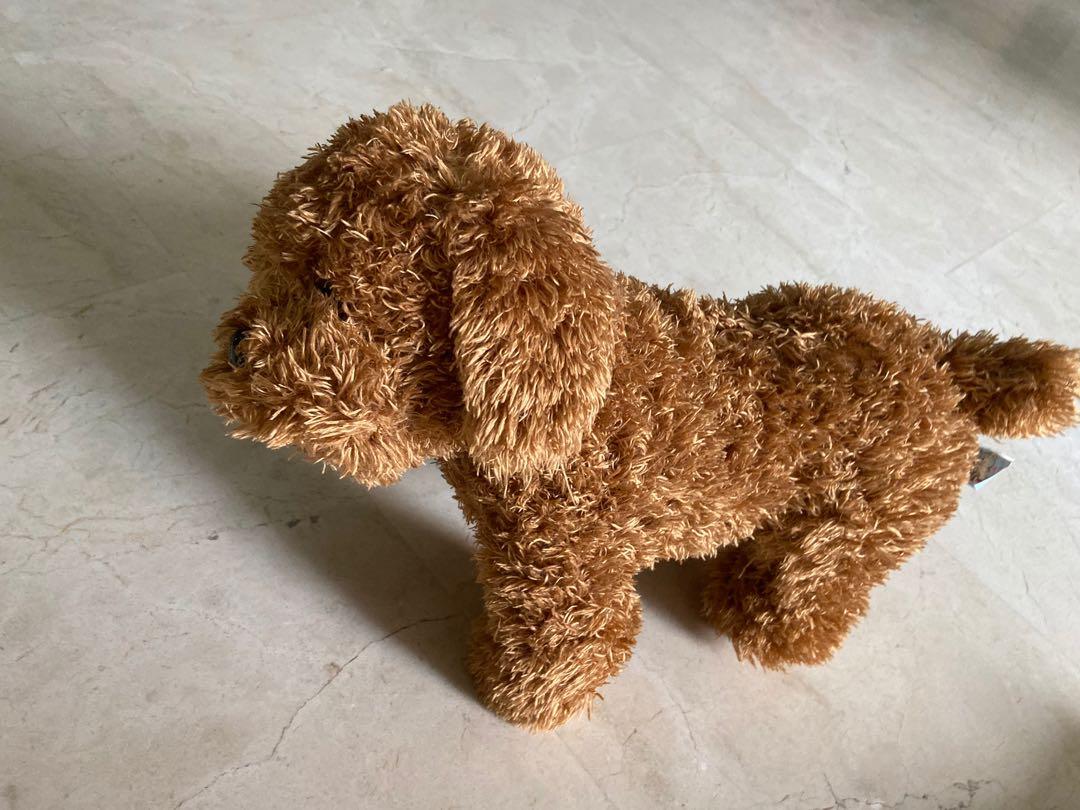 Brown poodle stuffed toy, Hobbies & Toys, Toys & Games on Carousell