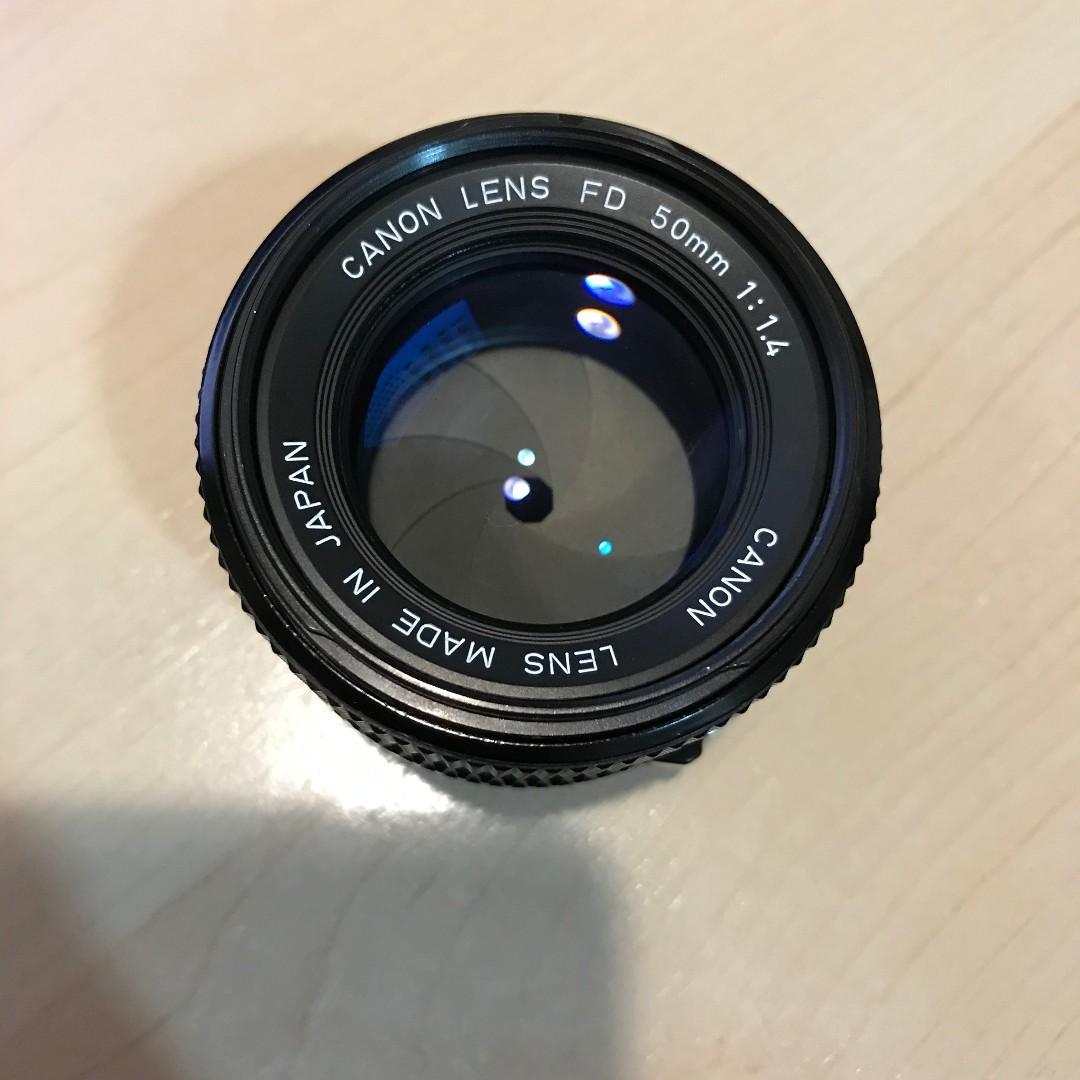 Canon nFD 50mm f1.4, Photography, Lens & Kits on Carousell