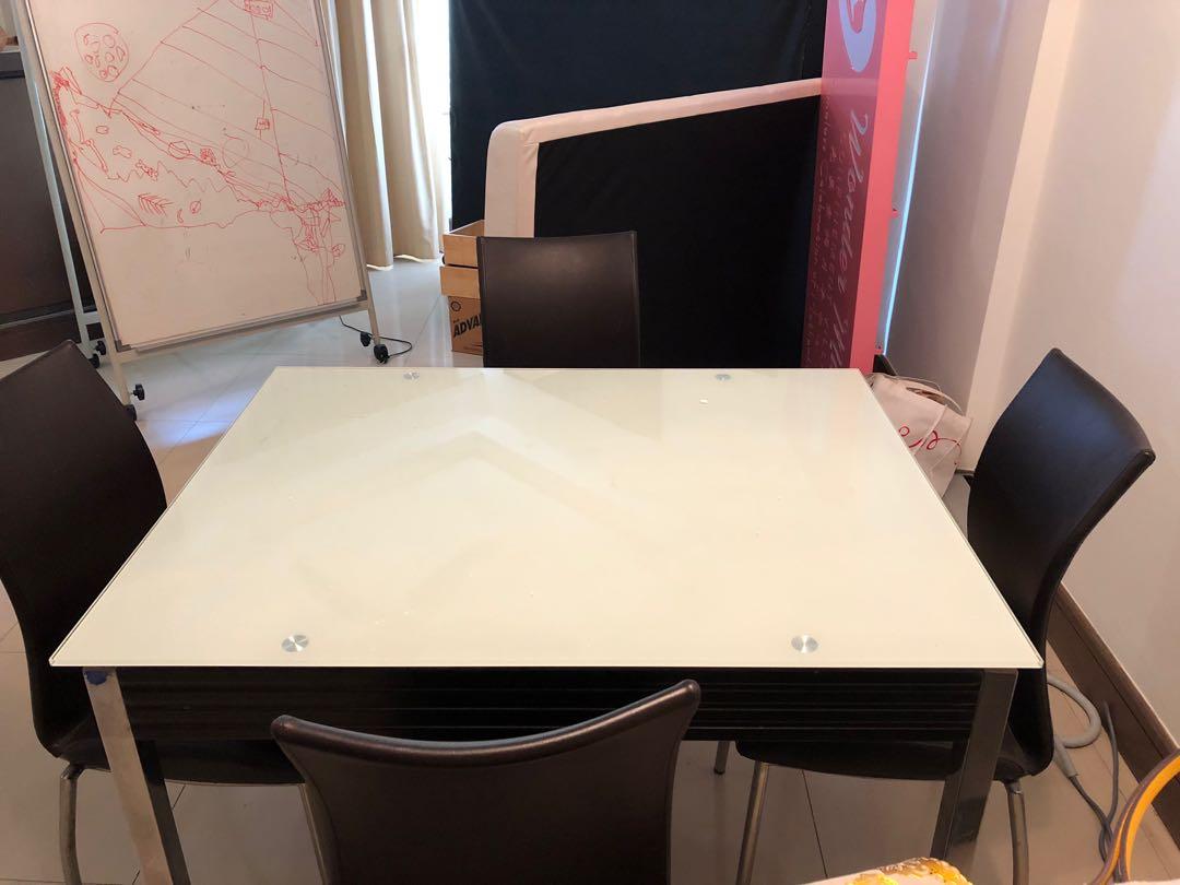 Dining Table for four person, Furniture & Home Living, Furniture ...