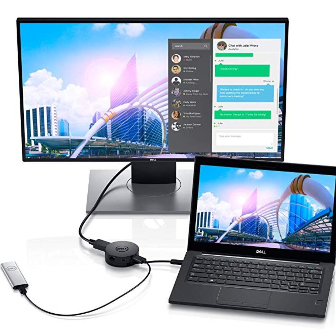 Dell USB-C Mobile Adapter DA300 Universal Dongle, Genuine Original ...