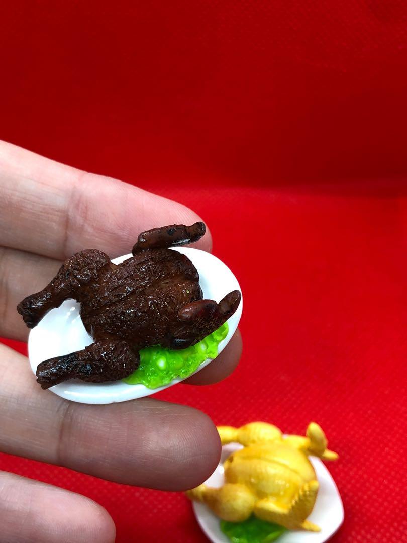 Handmade Miniature Roasted chicken - Steamed Chicken (Clay), Hobbies ...