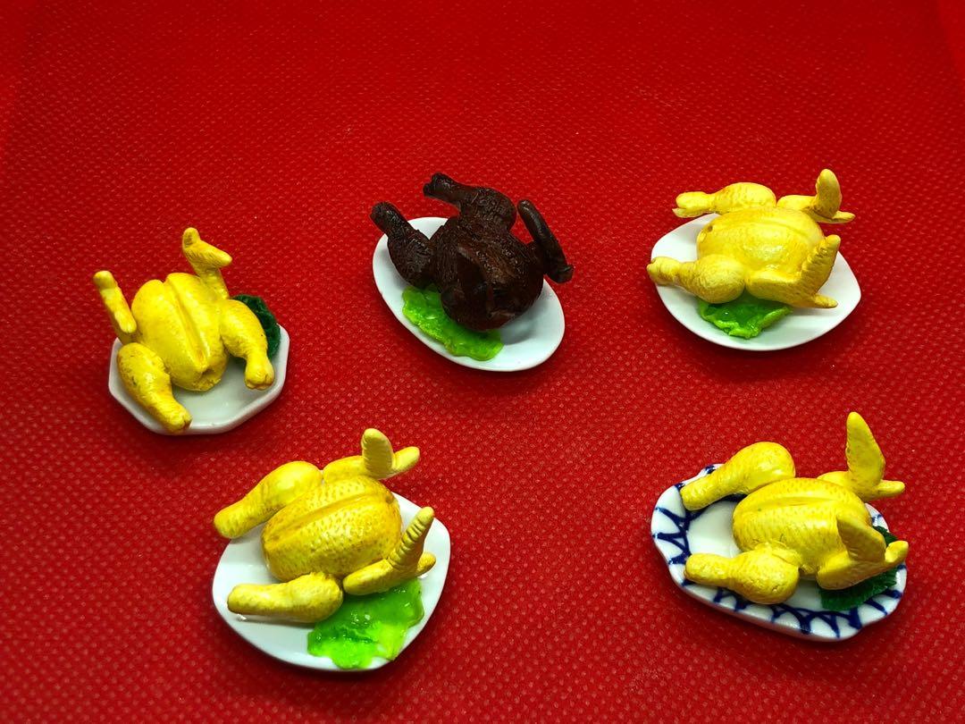 Handmade Miniature Roasted chicken - Steamed Chicken (Clay), Hobbies ...