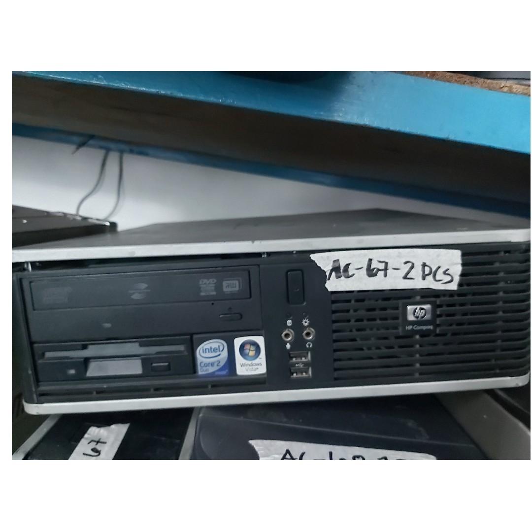 HP COMPAQ WINDOWS VISTA INTEL CORE 2 DUO CPU @Php3000each, Computers ...