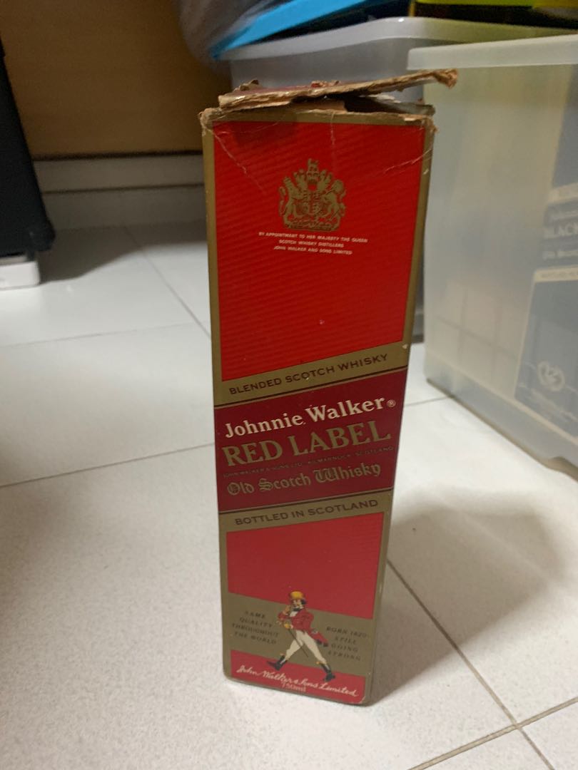 Johnnie walker Red label whiskey - mid 90s, Food & Drinks, Alcoholic ...