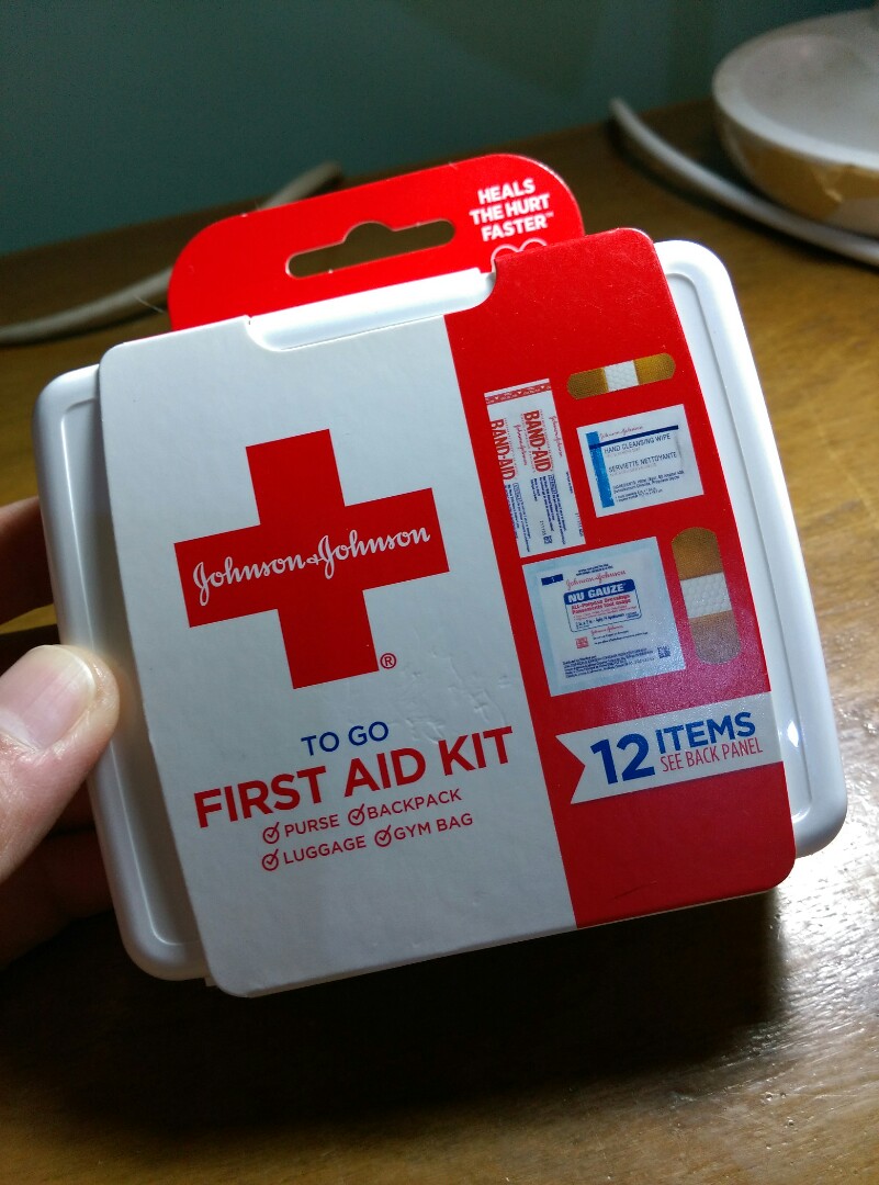 Johnson and Johnson To Go First Aid Kit, Beauty & Personal Care, Oral ...