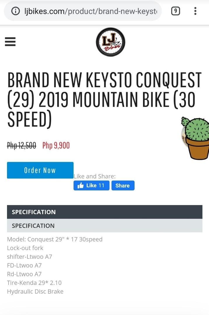 Keysto Conquest, Sports Equipment, Bicycles & Parts, Bicycles on Carousell