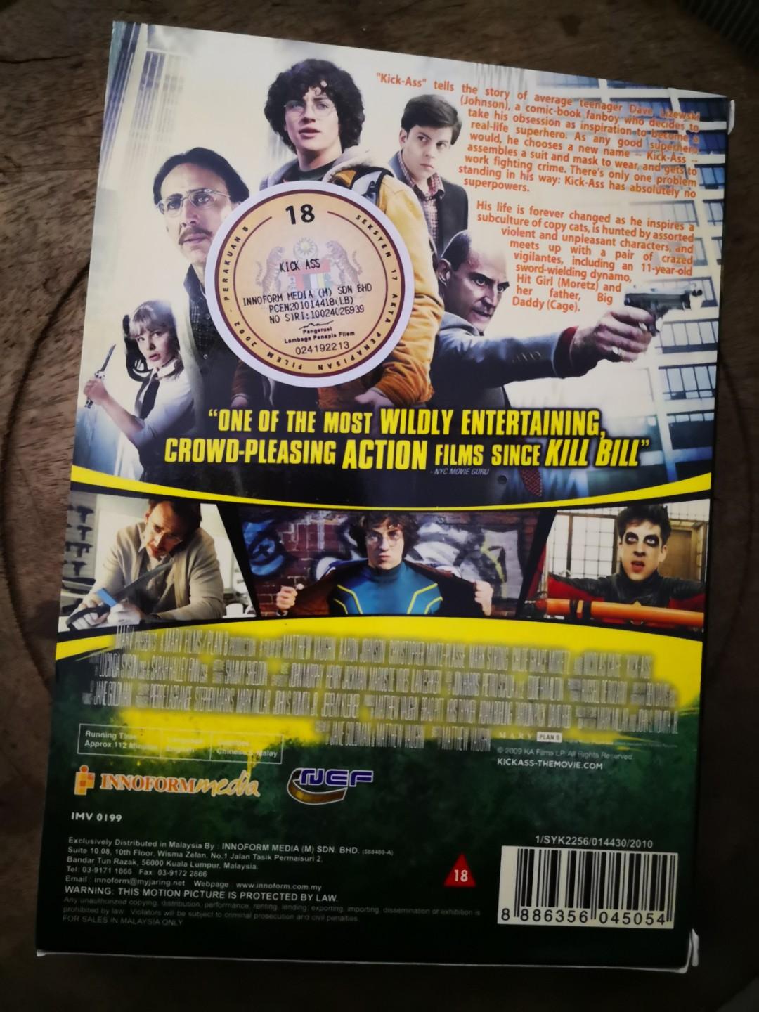 Kick-Ass (2010) VCD. R (Pervasive Language|Nudity|Strong Brutal ...