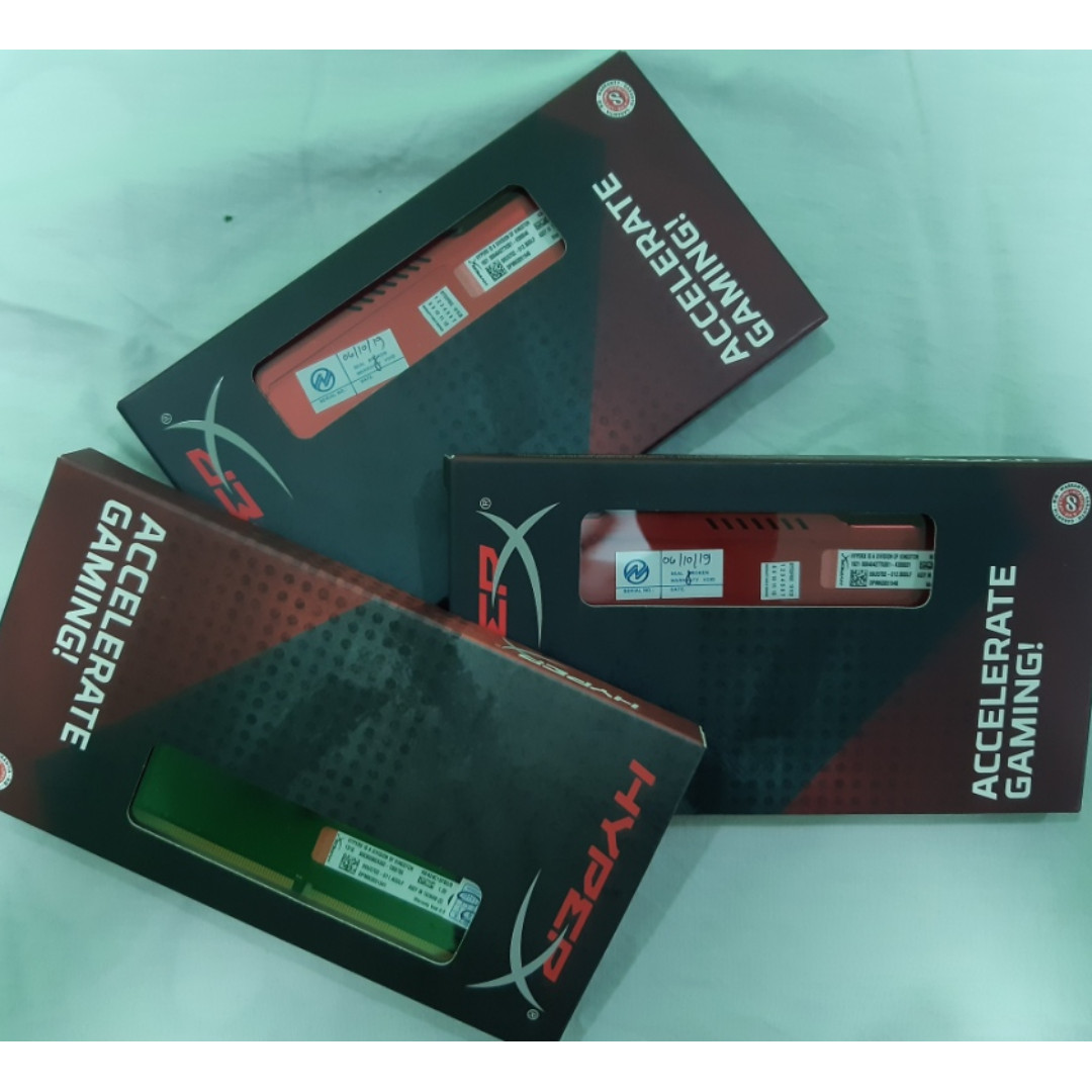 Kingston HyperX Fury Red 8GB, Computers & Tech, Parts & Accessories ...