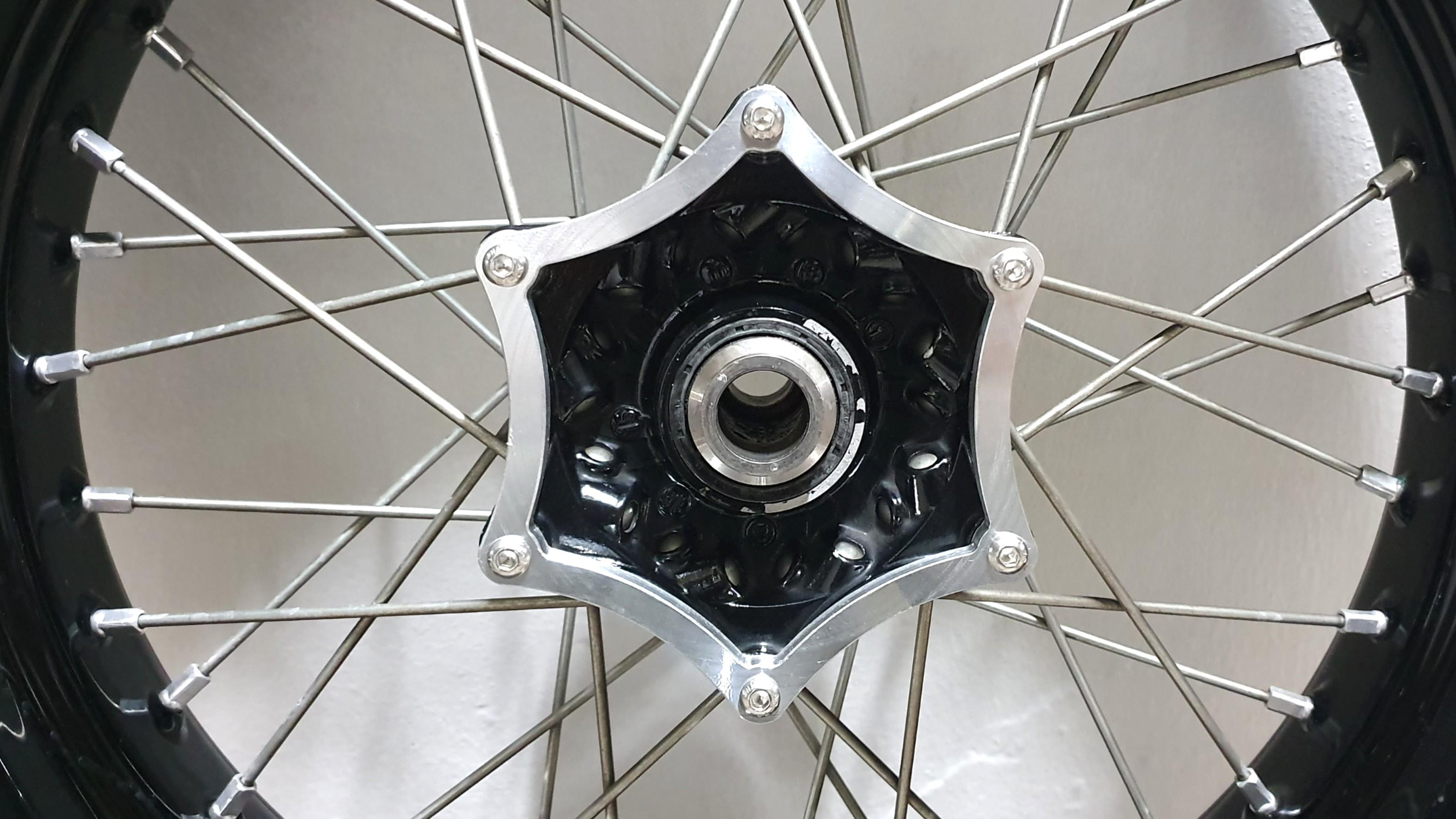 KTM SMR / FS Supermoto front rotor spacer, Motorcycles, Motorcycle ...