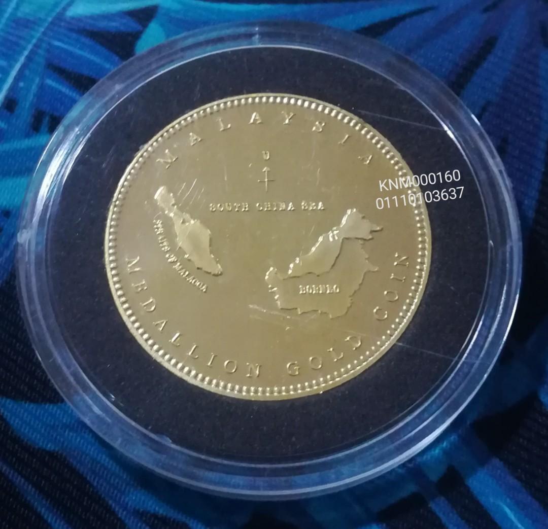Medallion Gold Coin Malaysia Masjid selat Melaka, Hobbies & Toys ...