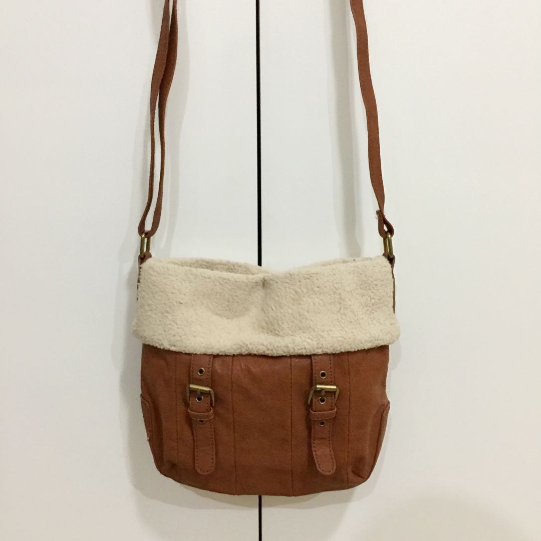 MUDD leather sling, Women's Fashion, Bags & Wallets, Cross-body Bags on ...