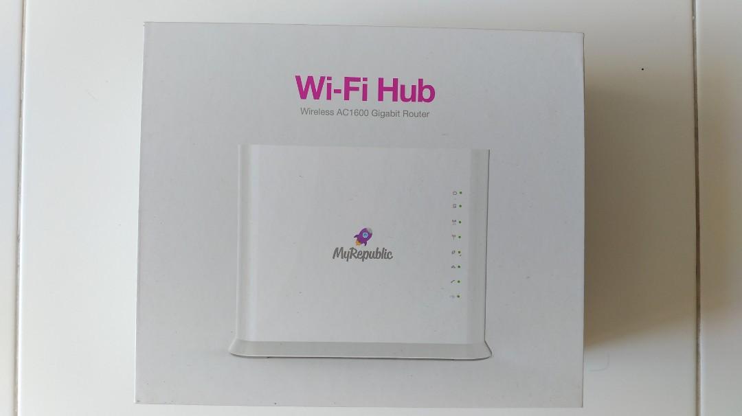 MyRepublic Wi-Fi Hub Wireless AC1600 Gigabit Router, Electronics ...