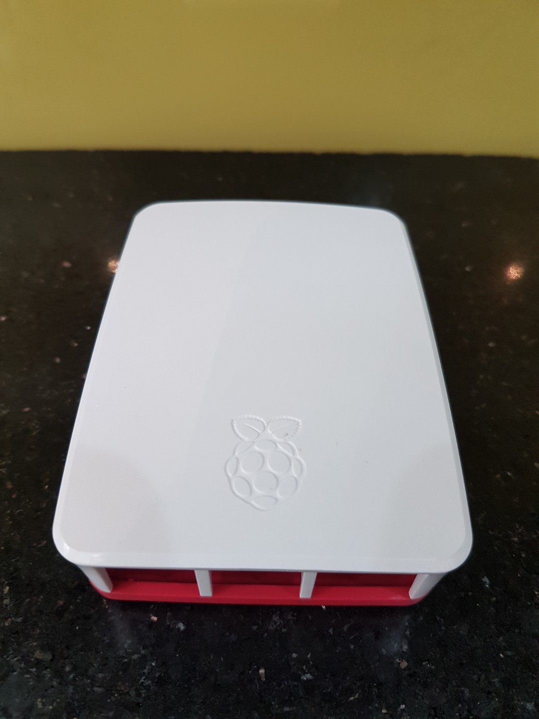 Official Raspberry pi 4B case White/Red, Computers & Tech, Parts ...