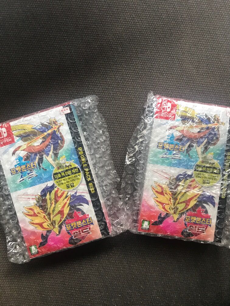 Pokemon Sword And Shield Double Pack, Video Gaming, Video Games ...