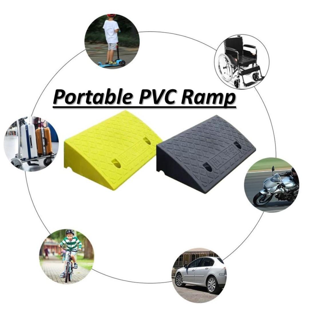 Portable Ramp PVC Ramp for Wheelchair Bicycle Car Motorised Commode ...