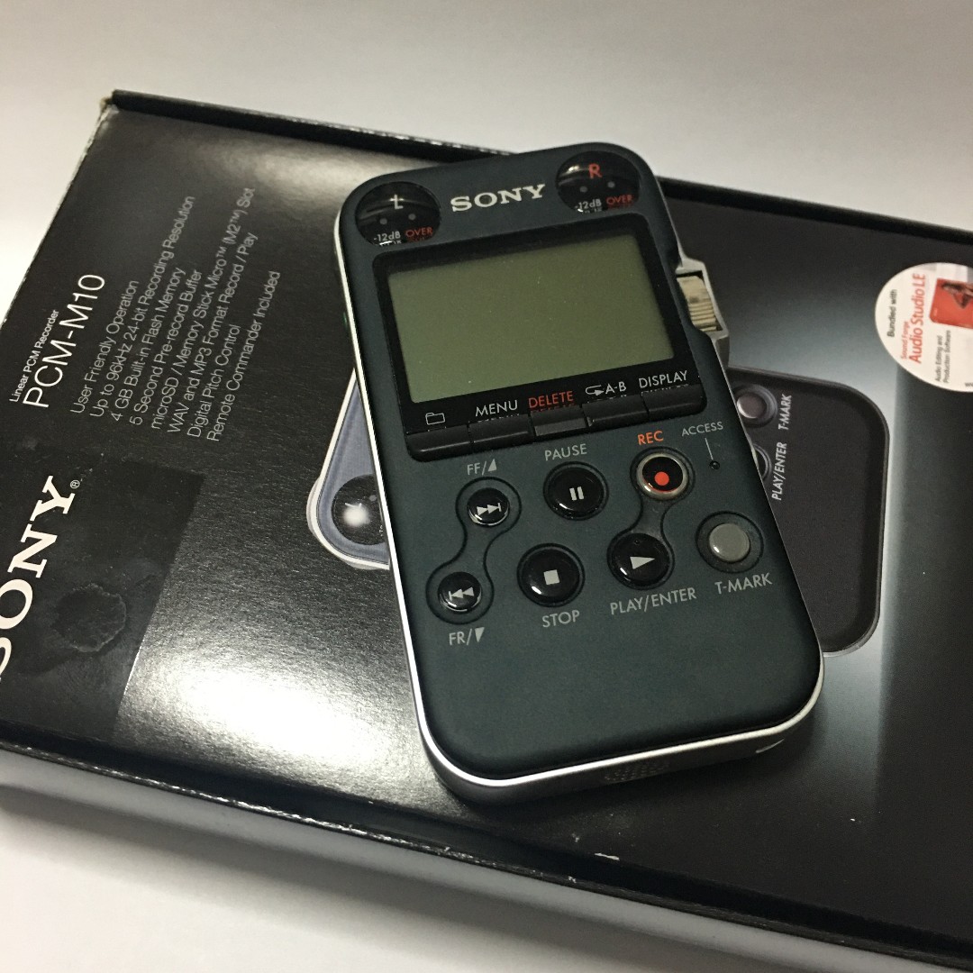 Sony PCM-M10 Digital Audio Recorder, Audio, Voice Recorders on Carousell