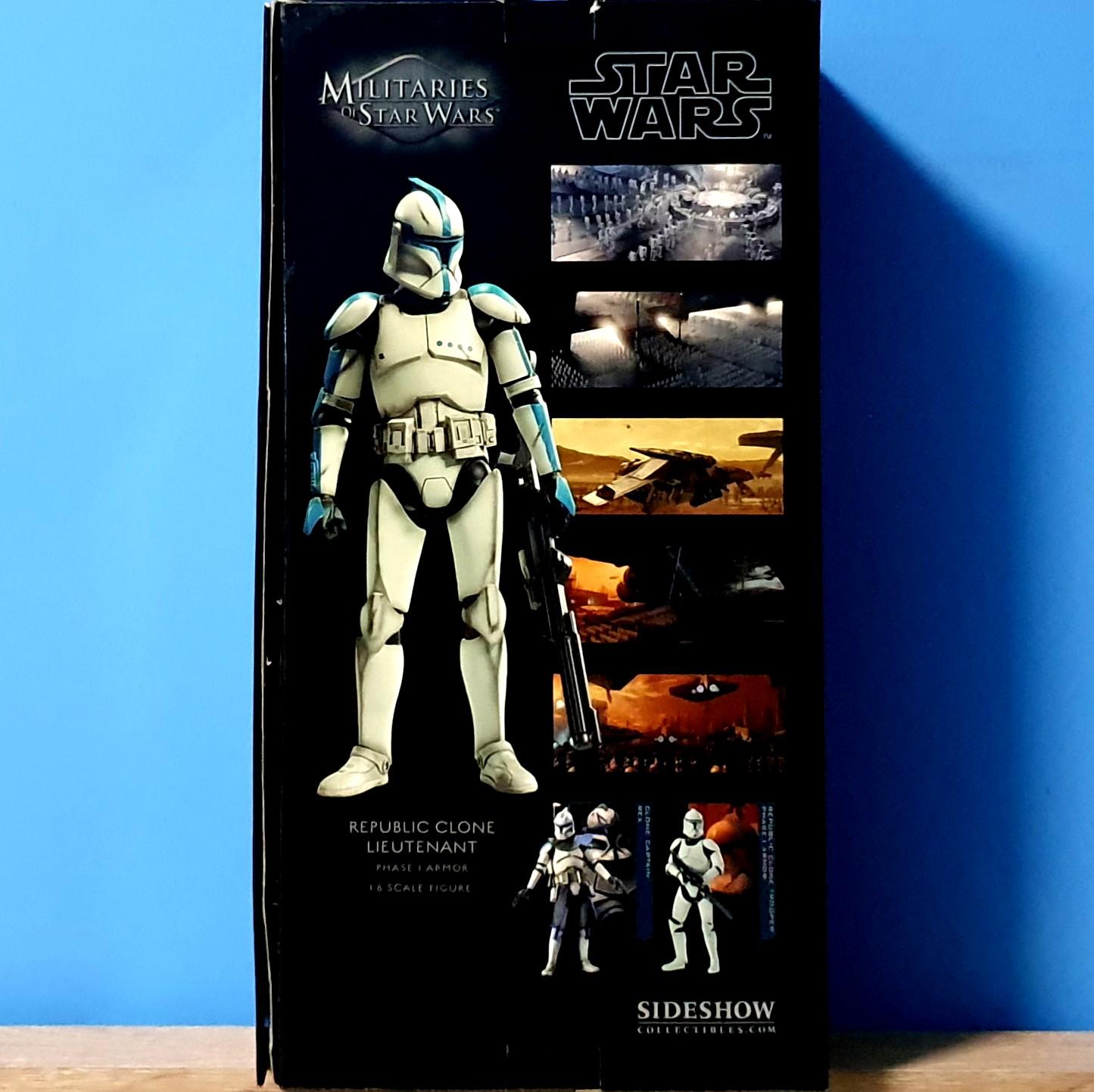 NEW Star Wars Sideshow Collectibles : Republic Clone Lieutenant (Phase ...