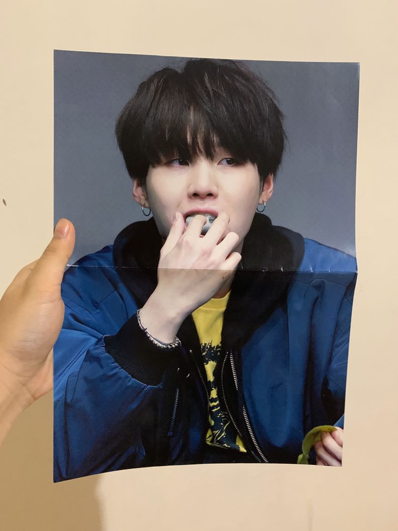 Suga A4 Poster, Hobbies & Toys, Memorabilia & Collectibles, K-Wave on ...