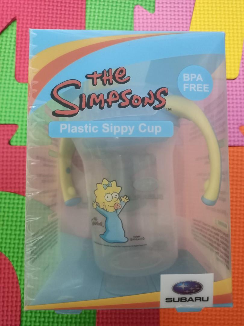 The Simpsons plastic Sippy Cup, Babies & Kids, Nursing & Feeding ...